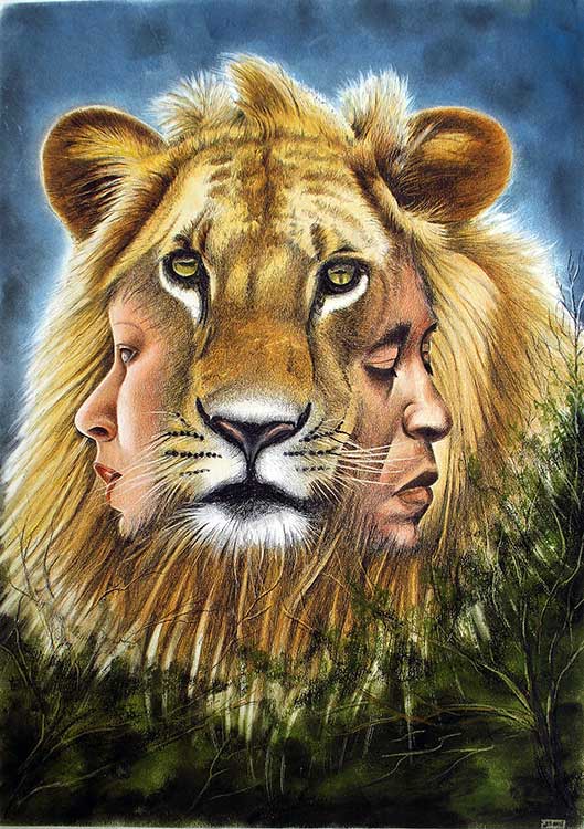 Through the eyes of John Baselmans: Step by step Lion King