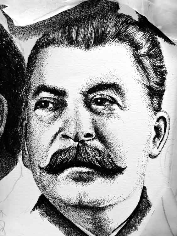 Through the eyes of John Baselmans: Step by step Other vision Stalin
